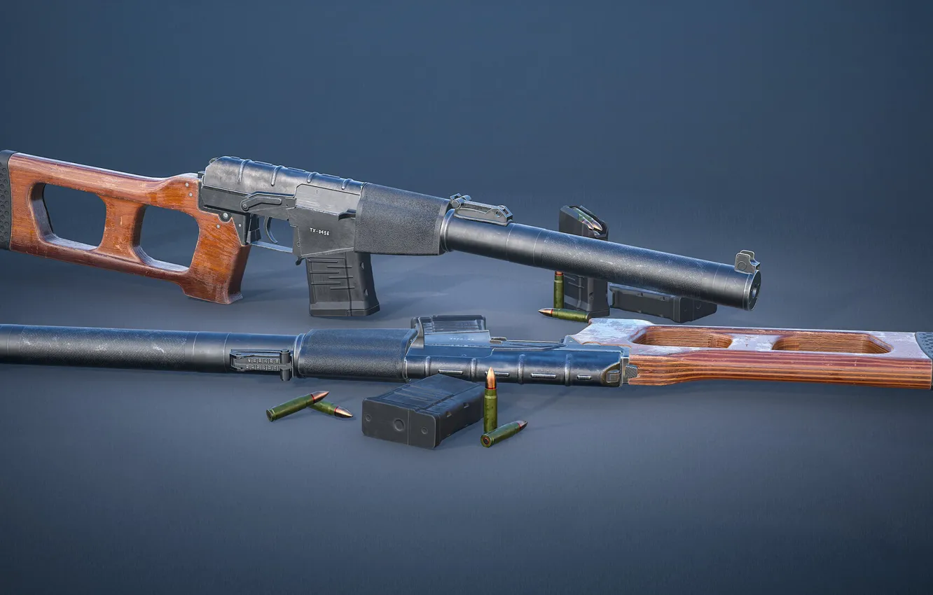 Wallpaper USSR, 6П29, VSS Vintorez, Special sniper rifle for mobile and ...