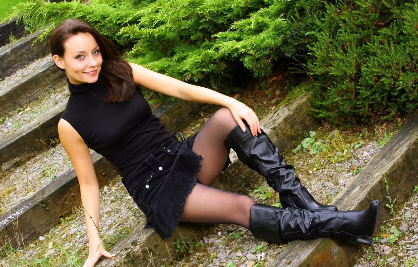 Wallpaper girl, beautiful, model, boots, chic for mobile and desktop ...