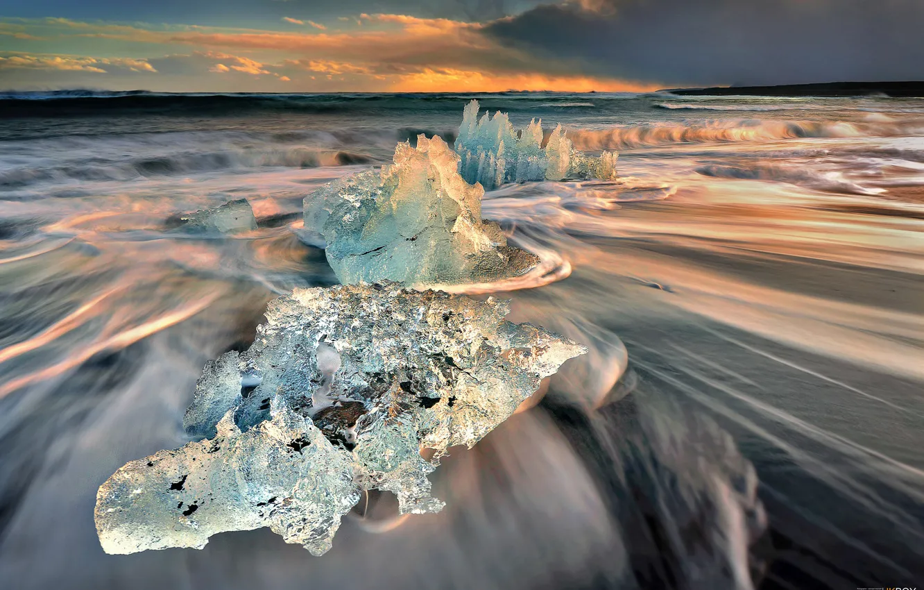 Wallpaper ice, sand, beach, shore, coast for mobile and desktop ...