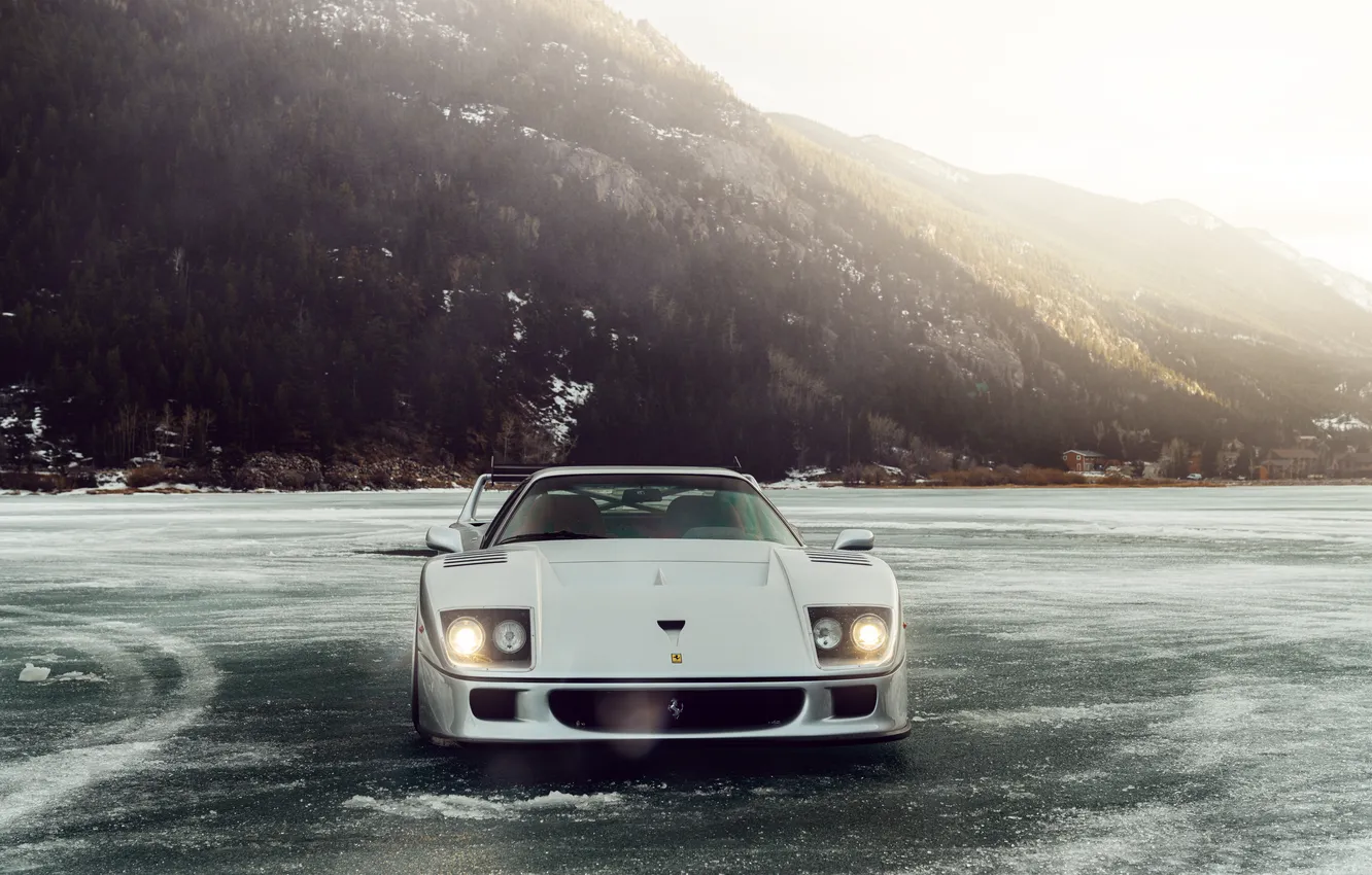 Wallpaper Ferrari, F40, mountain for mobile and desktop, section ...