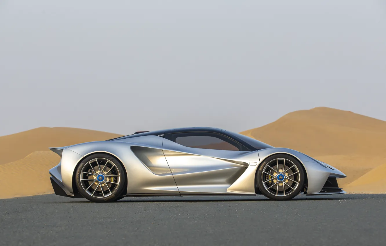 Wallpaper Wheel, Lotus, Drives, Supercar, Dunes, Side view, 2020 ...