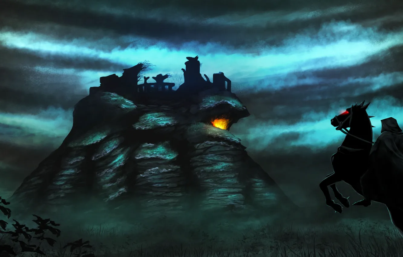 Wallpaper Nazgul, Artwork, J.R.R. Tolkien, Amon Sul images for desktop ...