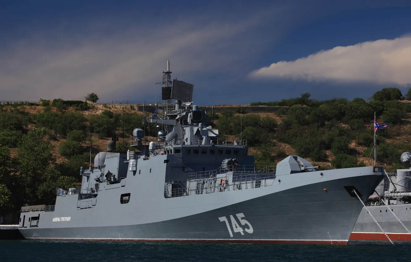 Wallpaper ship, Navy, Frigate, Sevastopol, guard, "Admiral Grigorovich ...