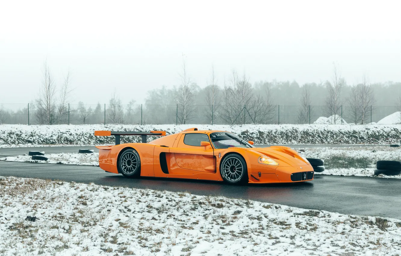 Wallpaper Maserati, orange, MC12, Maserati MC12 Corsa for mobile and ...