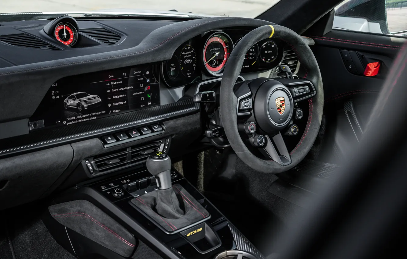 Wallpaper 911, Porsche, dashboard, Steering Wheel, Porsche 911 GT3 RS ...