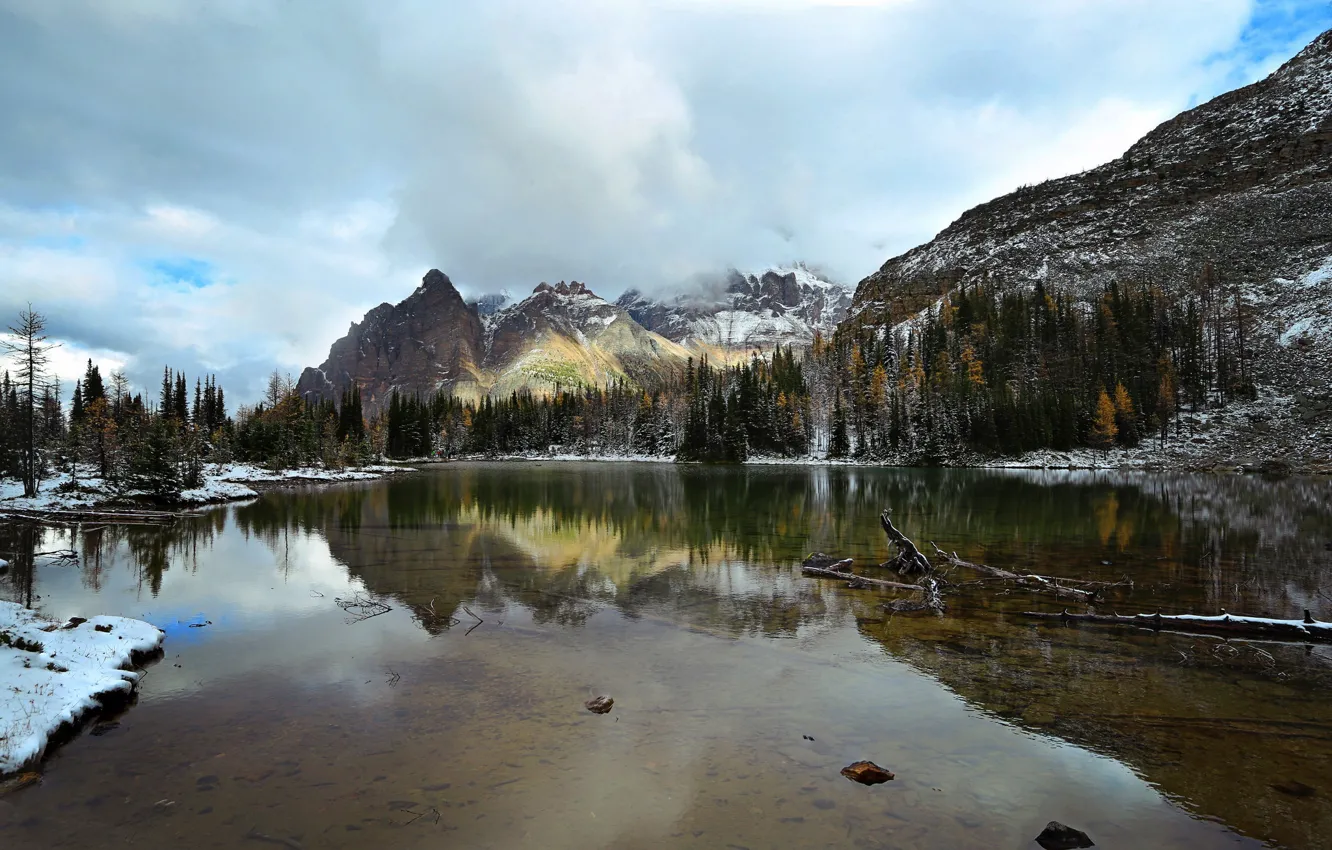 Wallpaper Canada, Yoho National Park, Lake Schaffer for mobile and ...