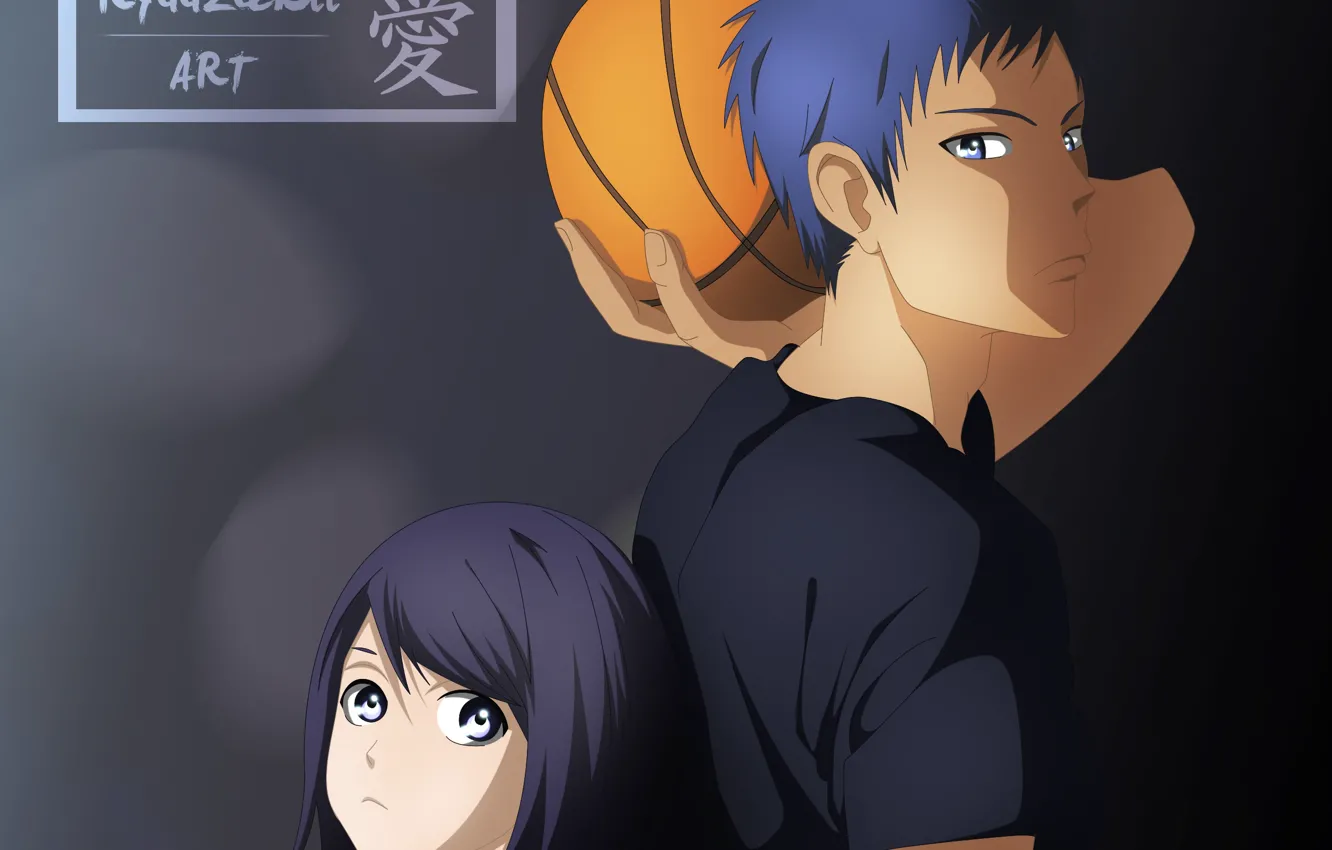 Wallpaper girl, the ball, guy, Kuroko's basketball, Kuroko from Basket, Amine Dykes for mobile ...