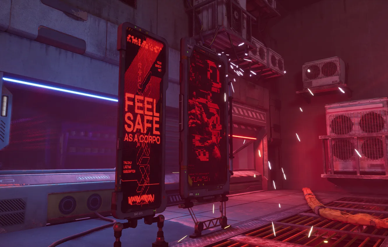 Wallpaper red, street, neon, red, cyberpunk, street, Neon, Cyberpunk ...