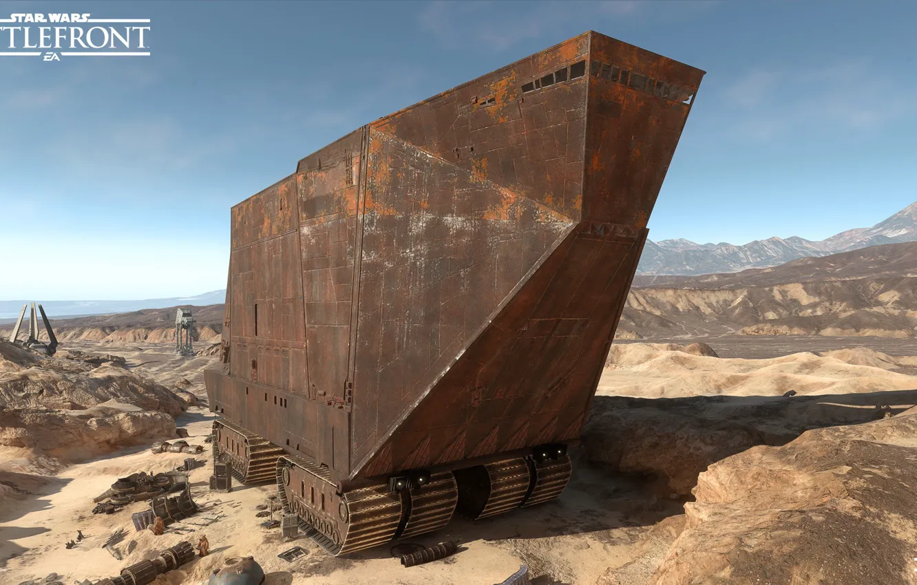 Wallpaper machine, mountains, desert, Star Wars Battlefront for mobile ...