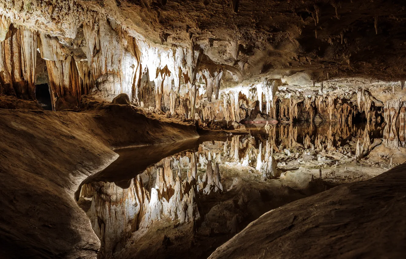 Wallpaper VA, stalactites, Lorasia caves, the karst cave system for ...
