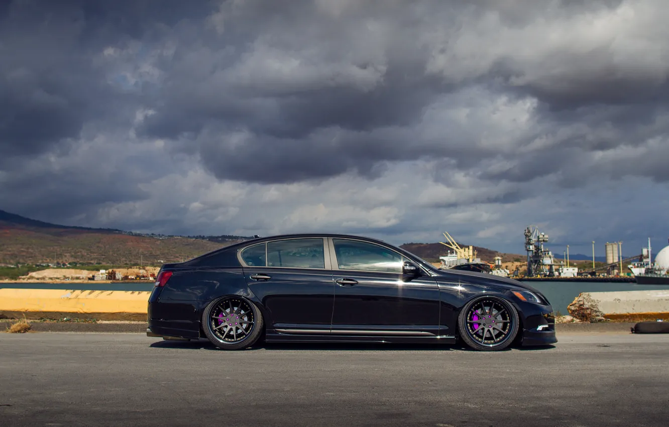 Wallpaper Lexus, black, tuning, GS430 for mobile and desktop, section ...