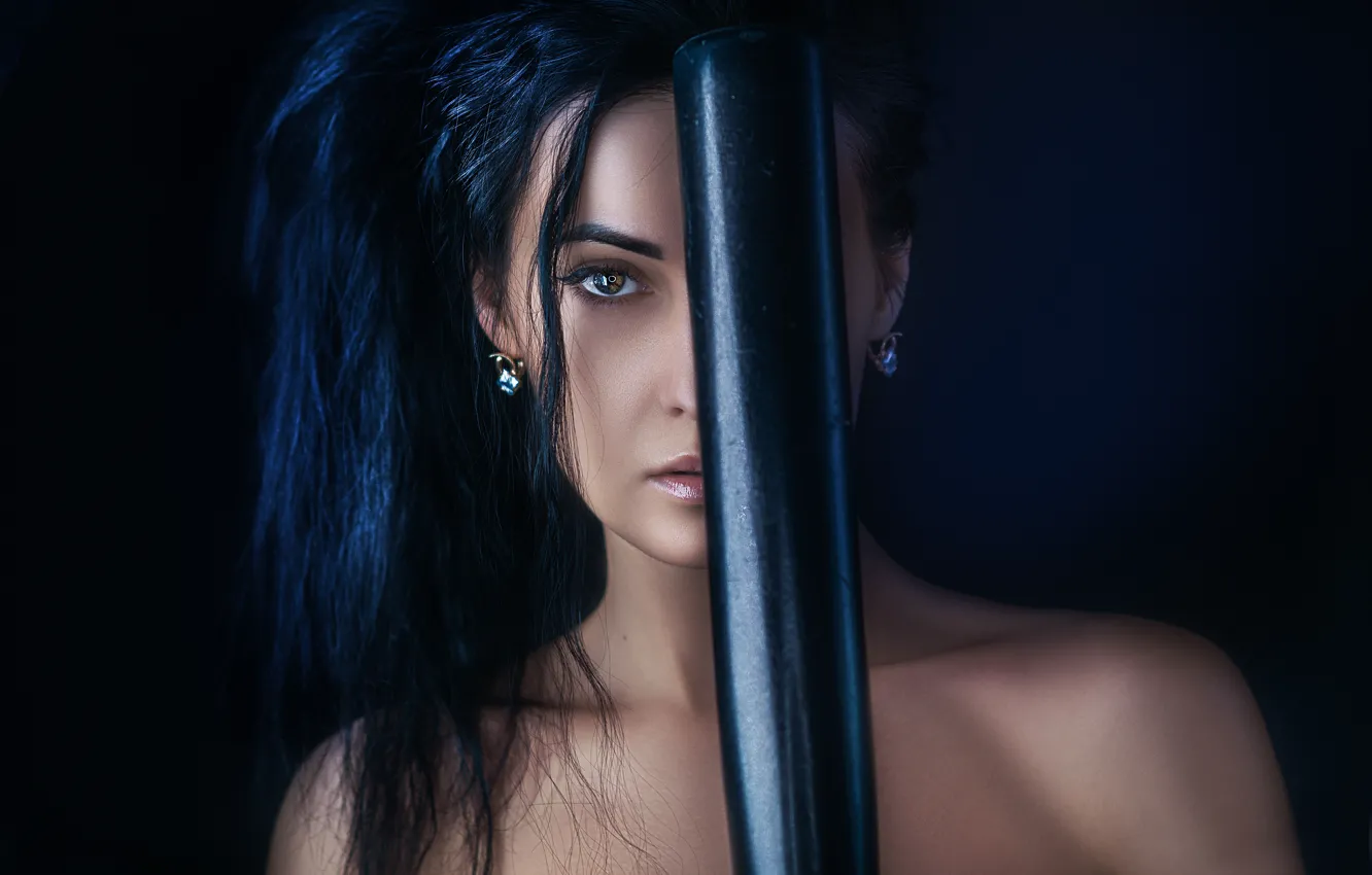 Wallpaper portrait, sponge, curls, Alexander Drobkov-Light, Elena ...