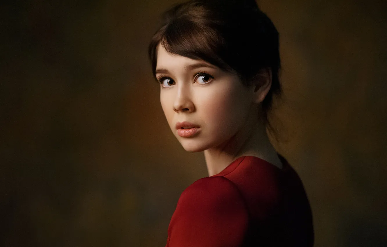 Wallpaper eyes, look, girl, Ekaterina Ermakova, Maxim Maximov for mobile and desktop, section ...