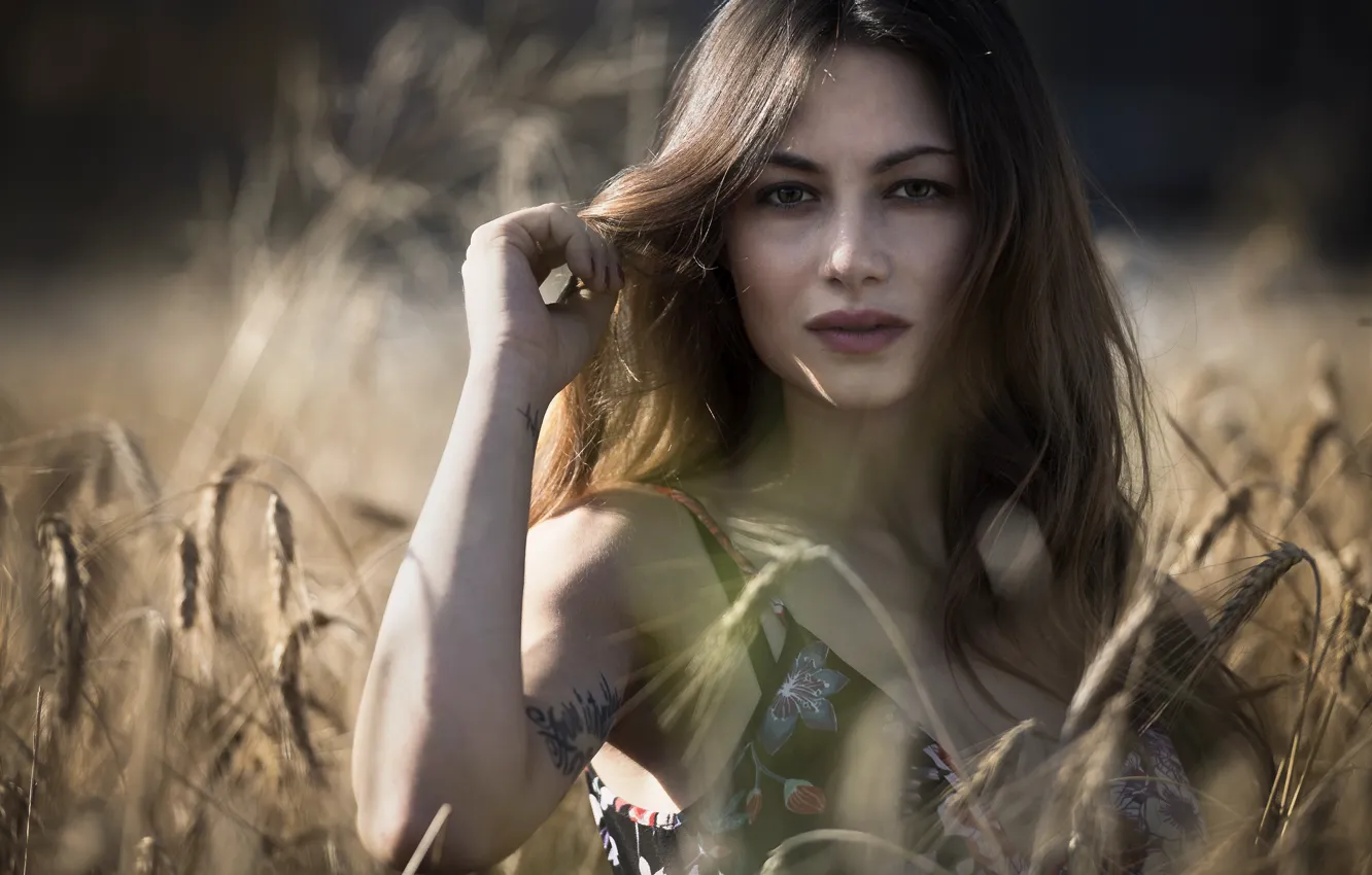 Wallpaper summer, look, face, model, beauty, ears, Erika for mobile and ...