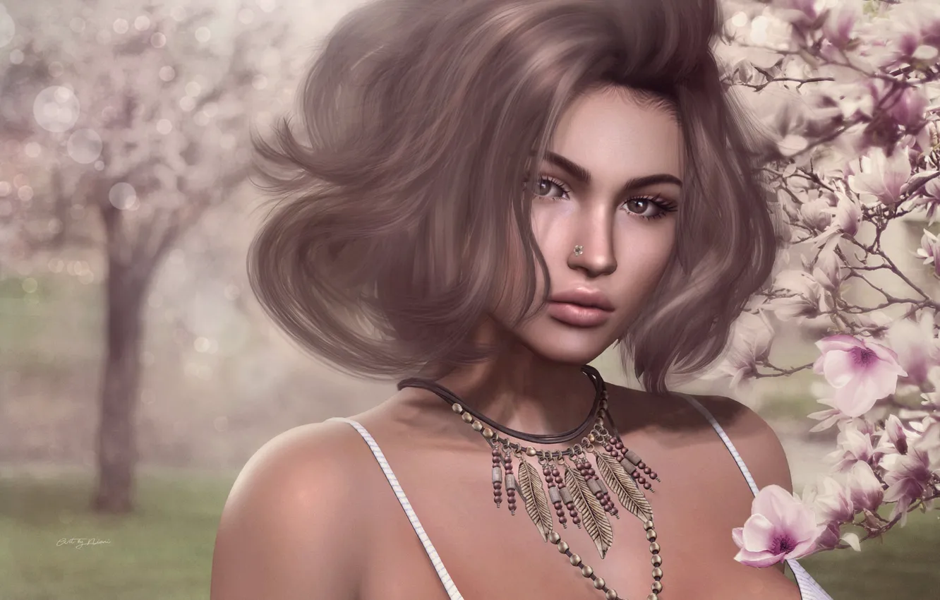 Wallpaper girl, face, Sakura, cutie images for desktop, section ...