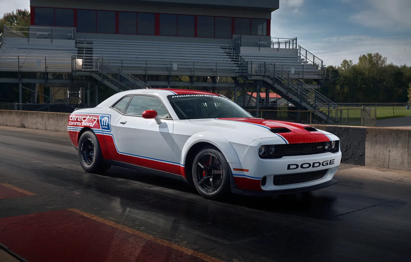Wallpaper the demon, demon, Dodge, Challenger, Dodge, muscle car, drag ...