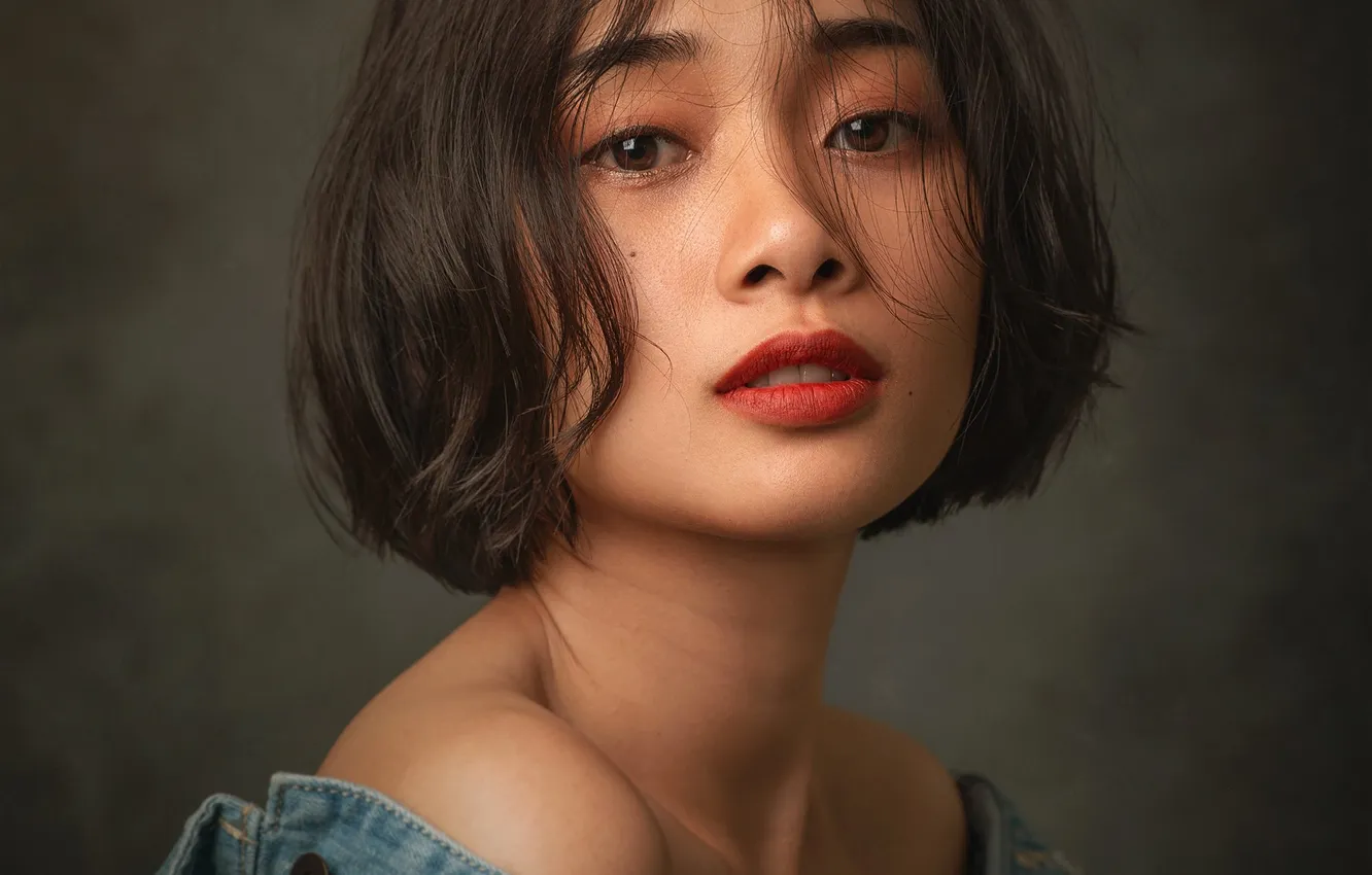 Wallpaper look, portrait, Asian, Hoang Viet Nguyen for mobile and desktop, section девушки ...