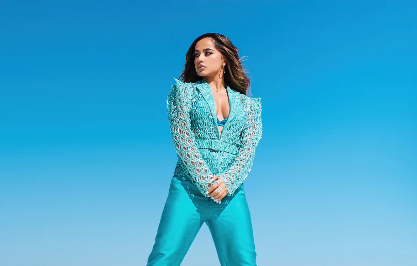 Wallpaper look, pose, makeup, actress, singer, Becky G, Becky G for ...