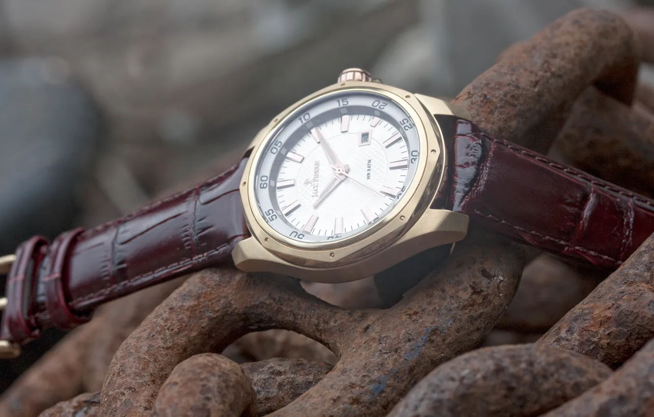 Wallpaper black, leather, watch, steel, Jack Pierre for mobile and ...