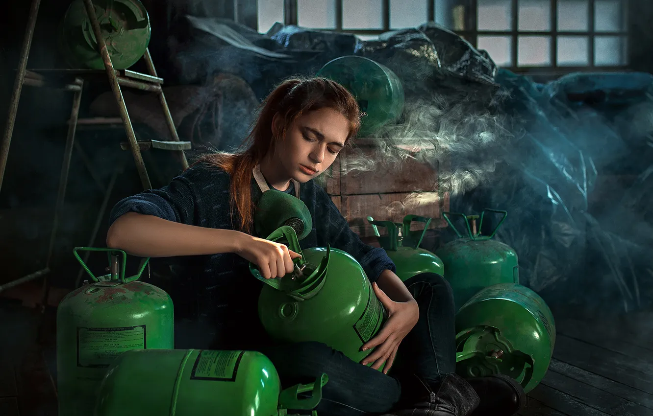 Wallpaper girl, model, Dmitry Begma, lamp light for mobile and desktop ...