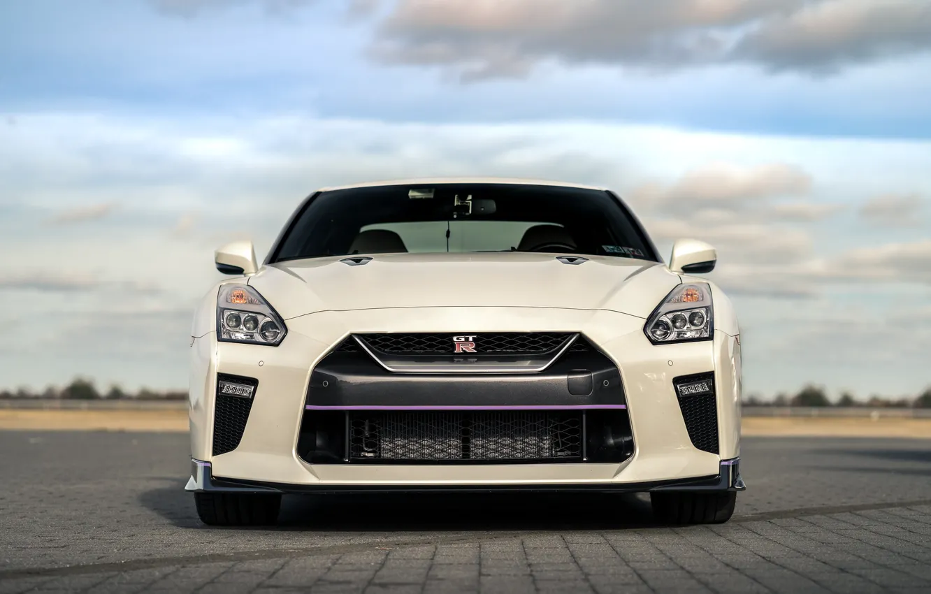 Wallpaper GTR, Nissan, White, R35, Sight images for desktop, section ...