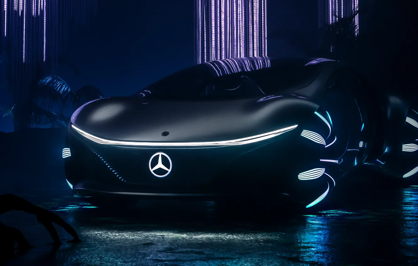 Wallpaper DESIGN, BACKLIGHT, ELECTRIC, CONCEPT CAR, Mercedes-Benz ...