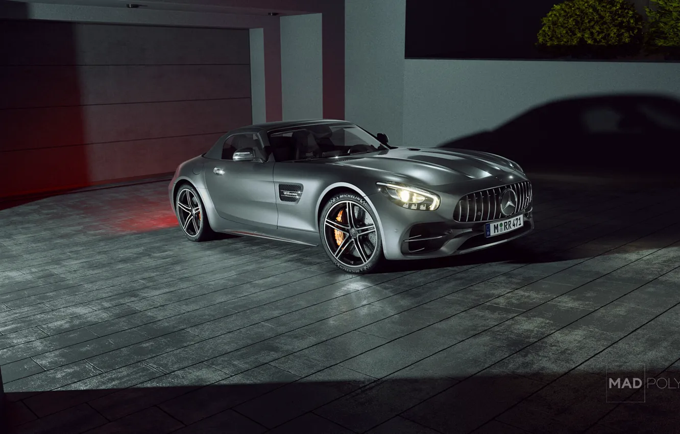 Wallpaper Auto, Night, Machine, Grey, Car, Mercedes-Benz AMG, Transport ...