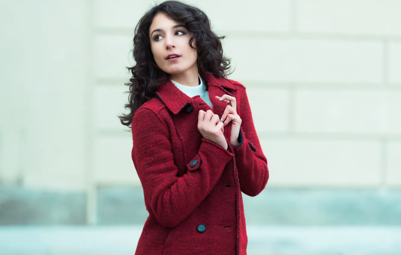 Wallpaper face, model, coat, Alice images for desktop, section девушки ...