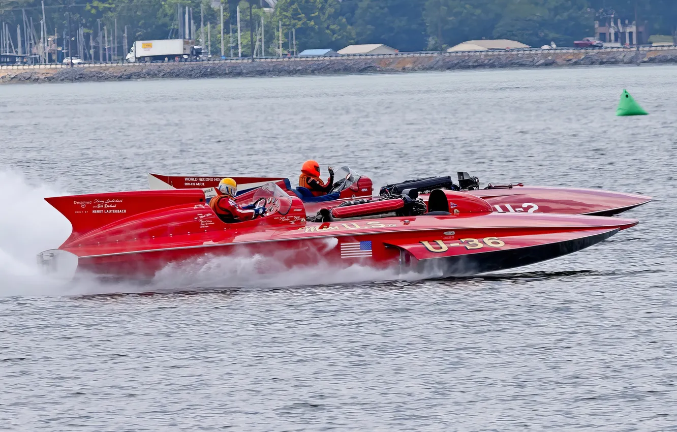 Wallpaper race, boat, speed for mobile and desktop, section спорт ...