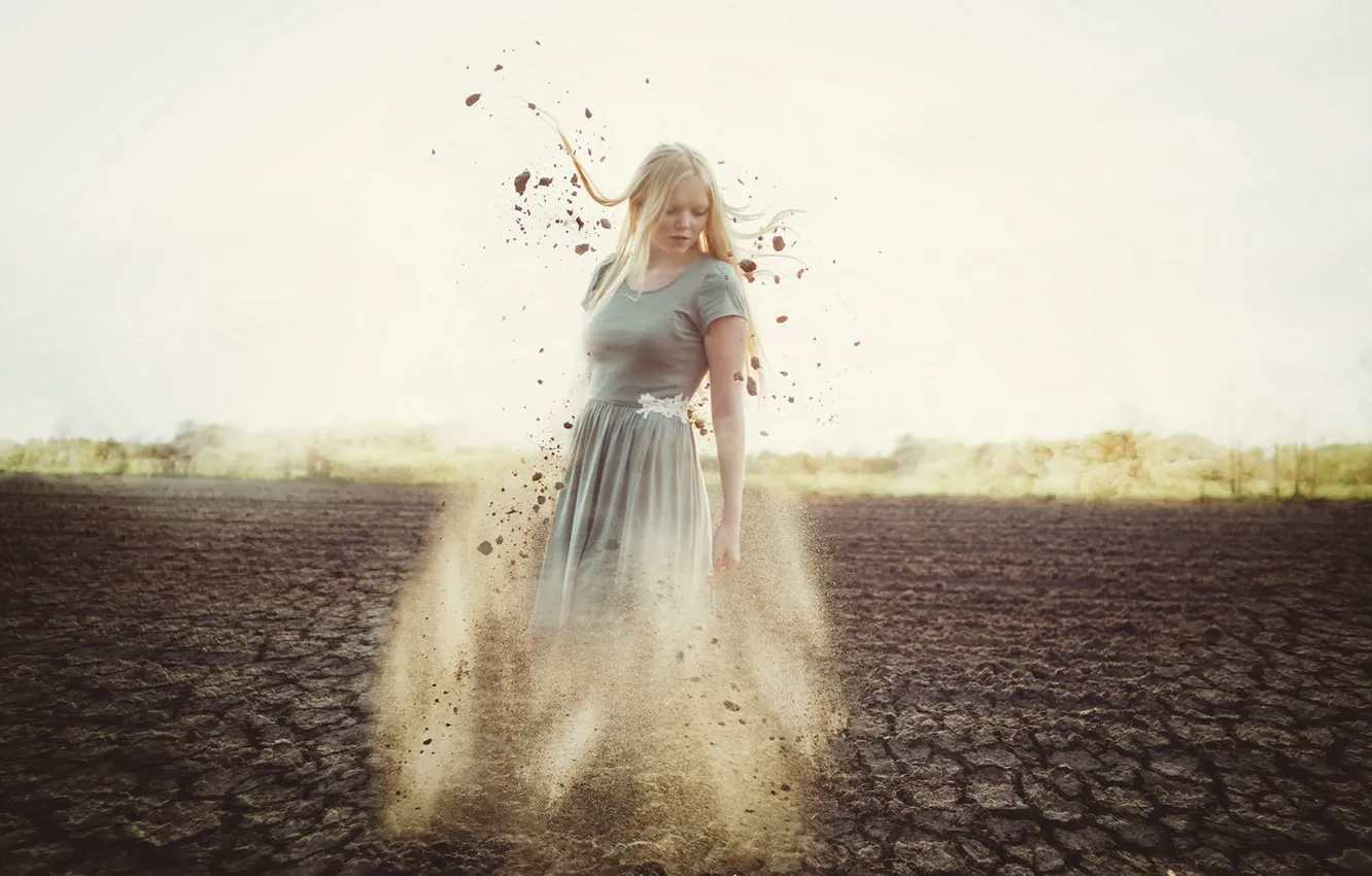 Wallpaper girl, nature, earth for mobile and desktop, section ситуации ...