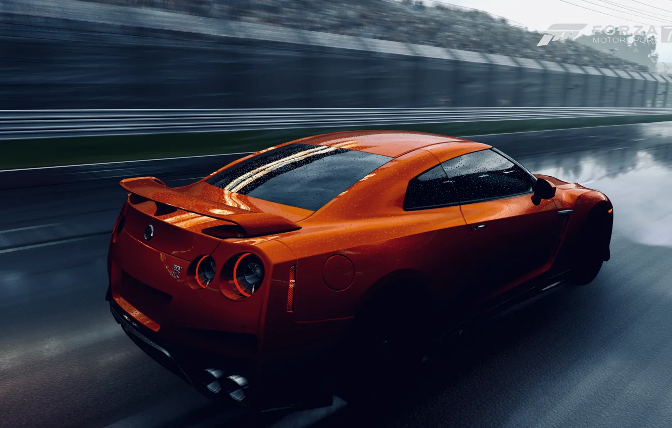 Wallpaper HDR, GTR, Nissan, Game, Nissan GT R, GT R, FM7, UHD for ...