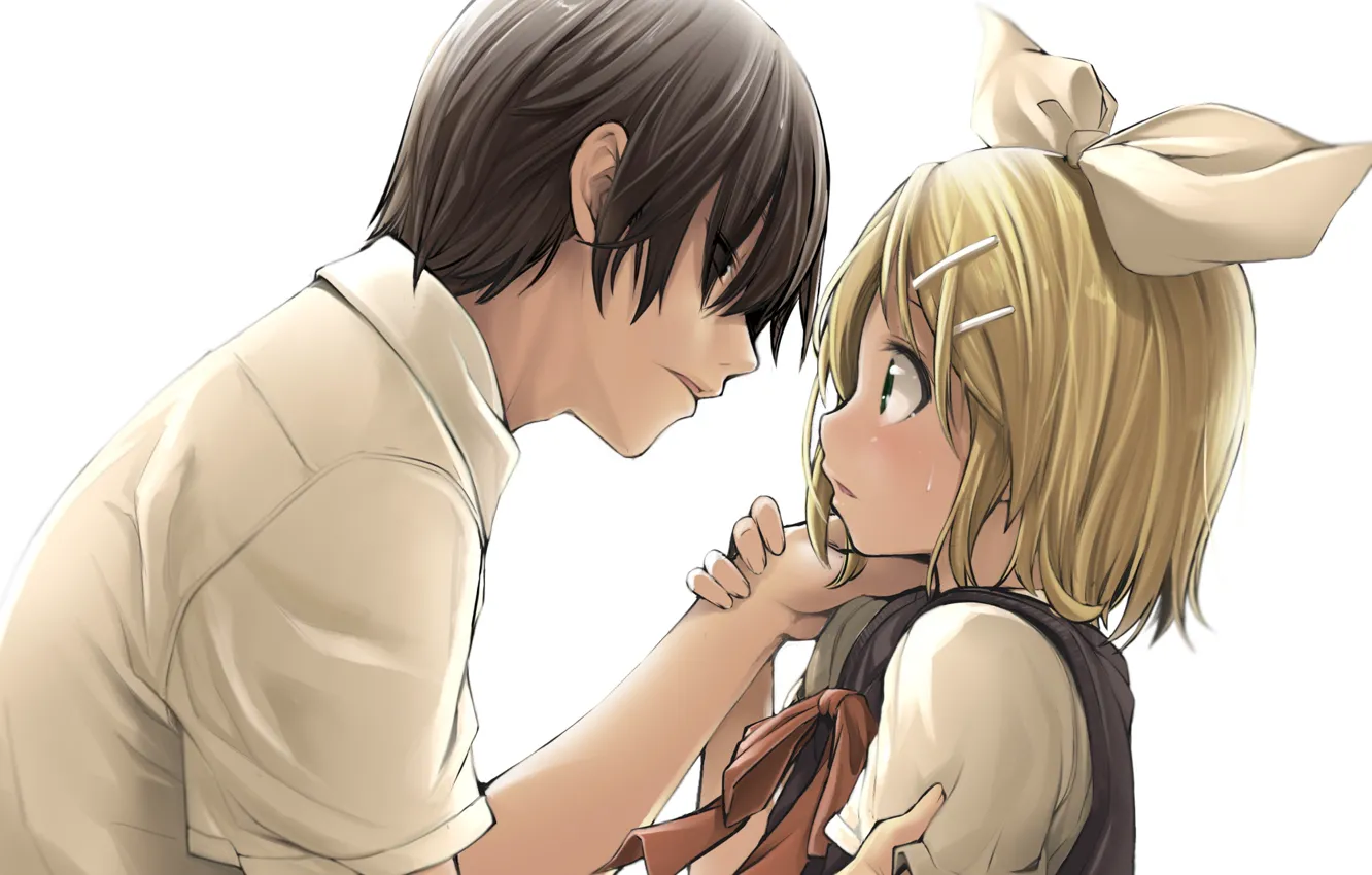 Wallpaper girl, art, guy, vocaloid, two, Vocaloid for mobile and ...