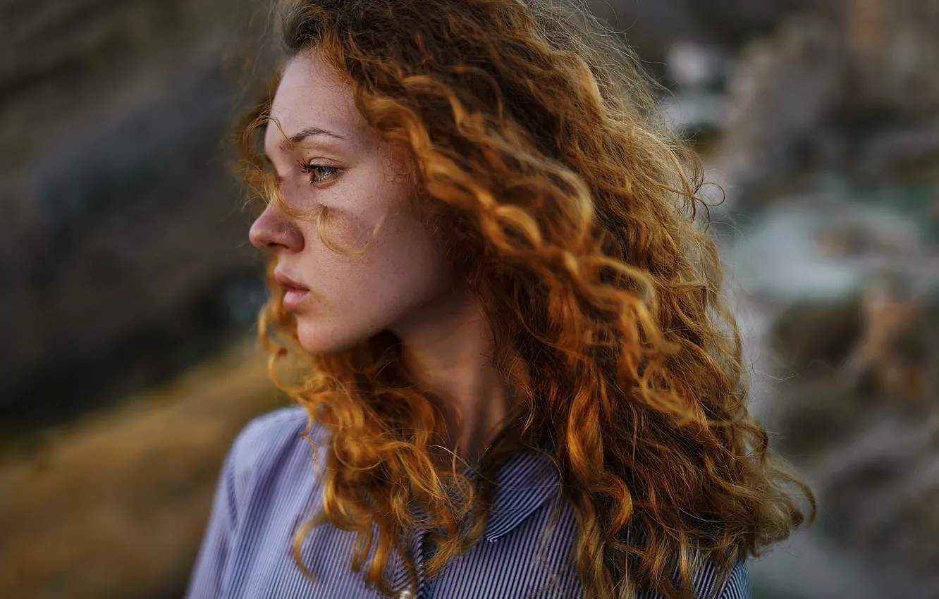 Wallpaper Profile Curls Sponge Redhead Curls Aleks Five For Mobile