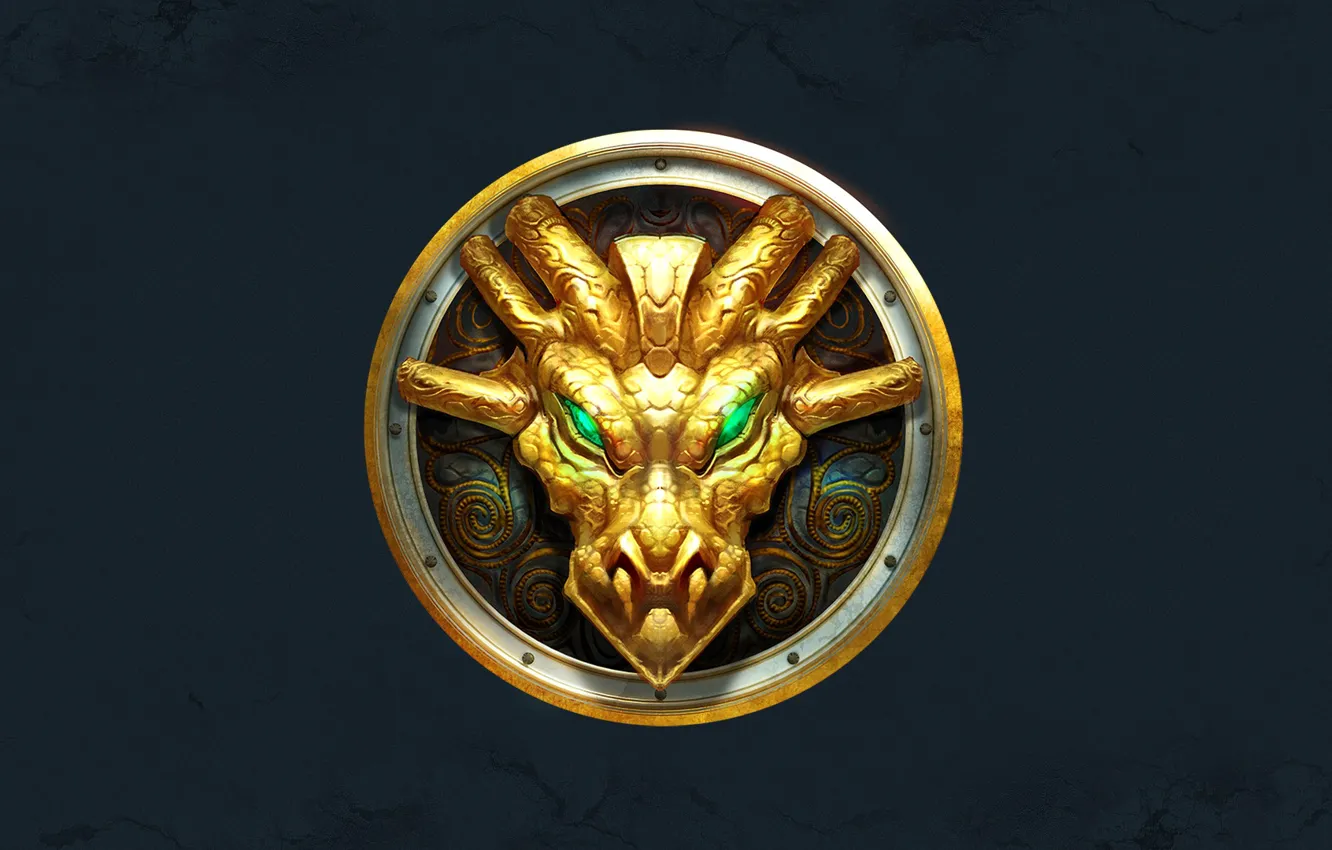 Wallpaper dragon, emblem, Runescape for mobile and desktop, section ...