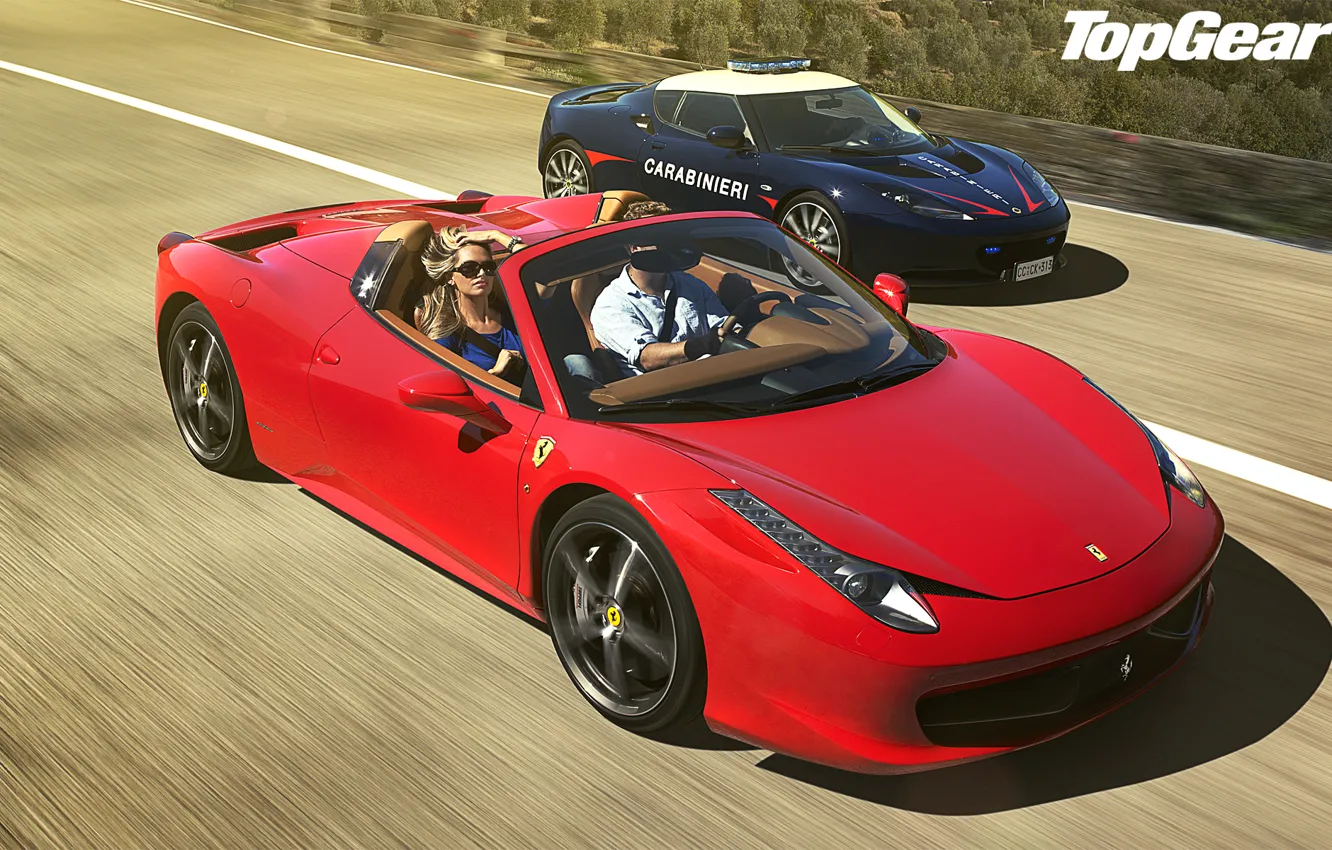 Wallpaper blue, red, blonde, Lotus, Ferrari, Lotus, Ferrari, 458 ...