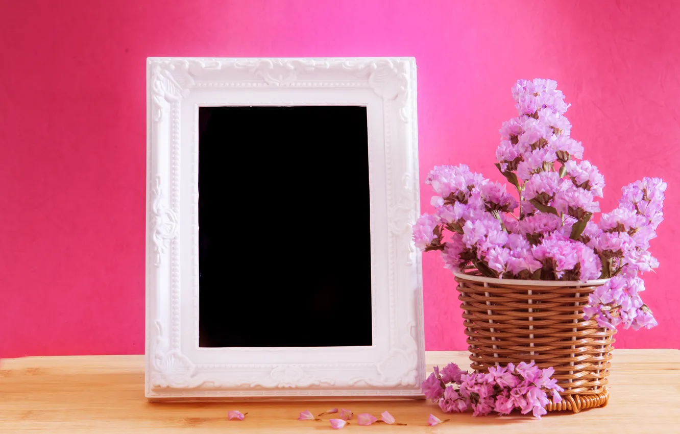 Wallpaper flowers, photo, basket, frame for mobile and desktop, section ...