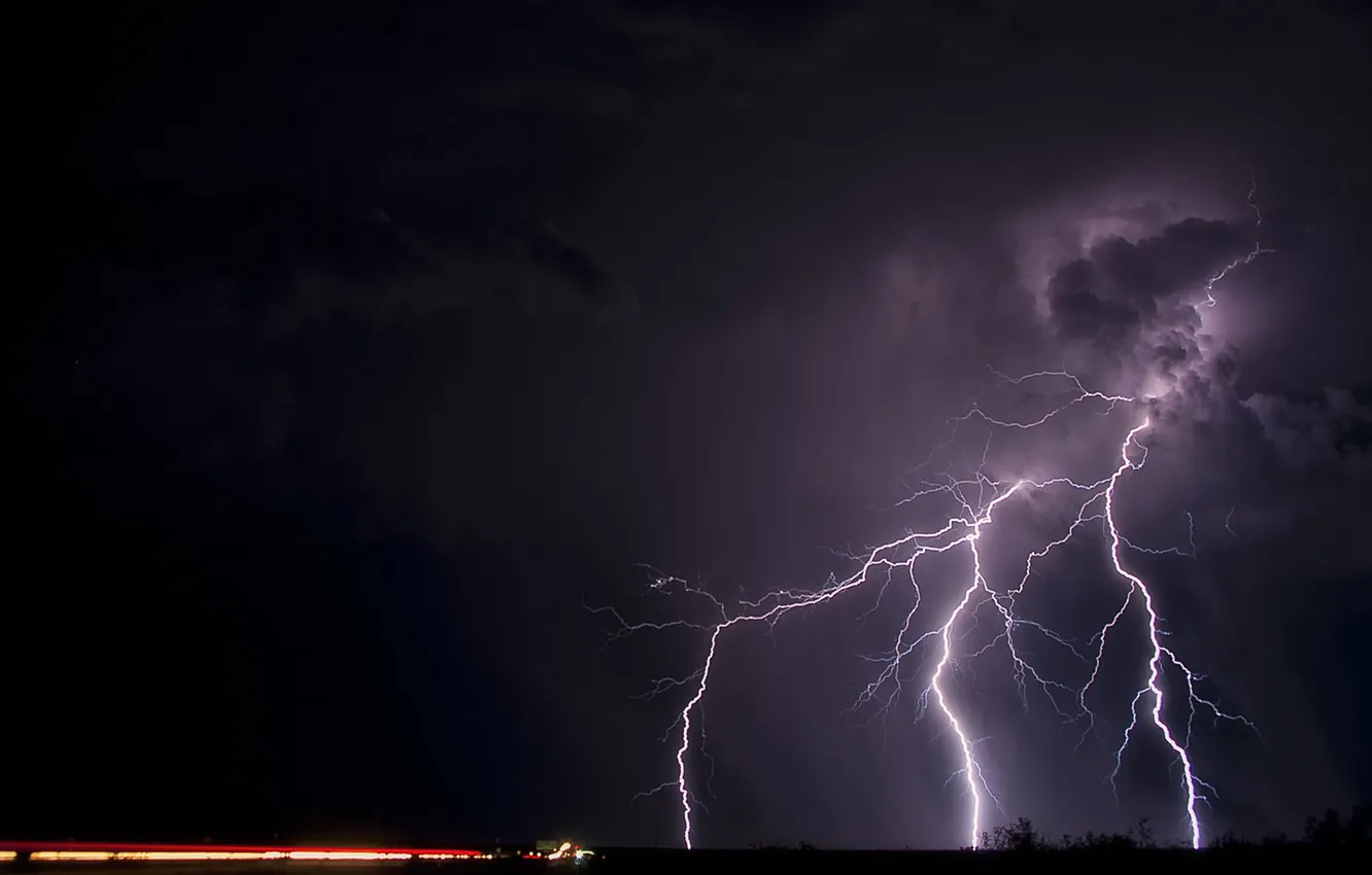 Wallpaper the storm, night, clouds, element, lightning, category for ...