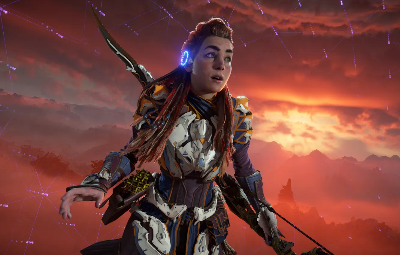 Wallpaper PS4, Aloy, PS5 for mobile and desktop, section игры ...