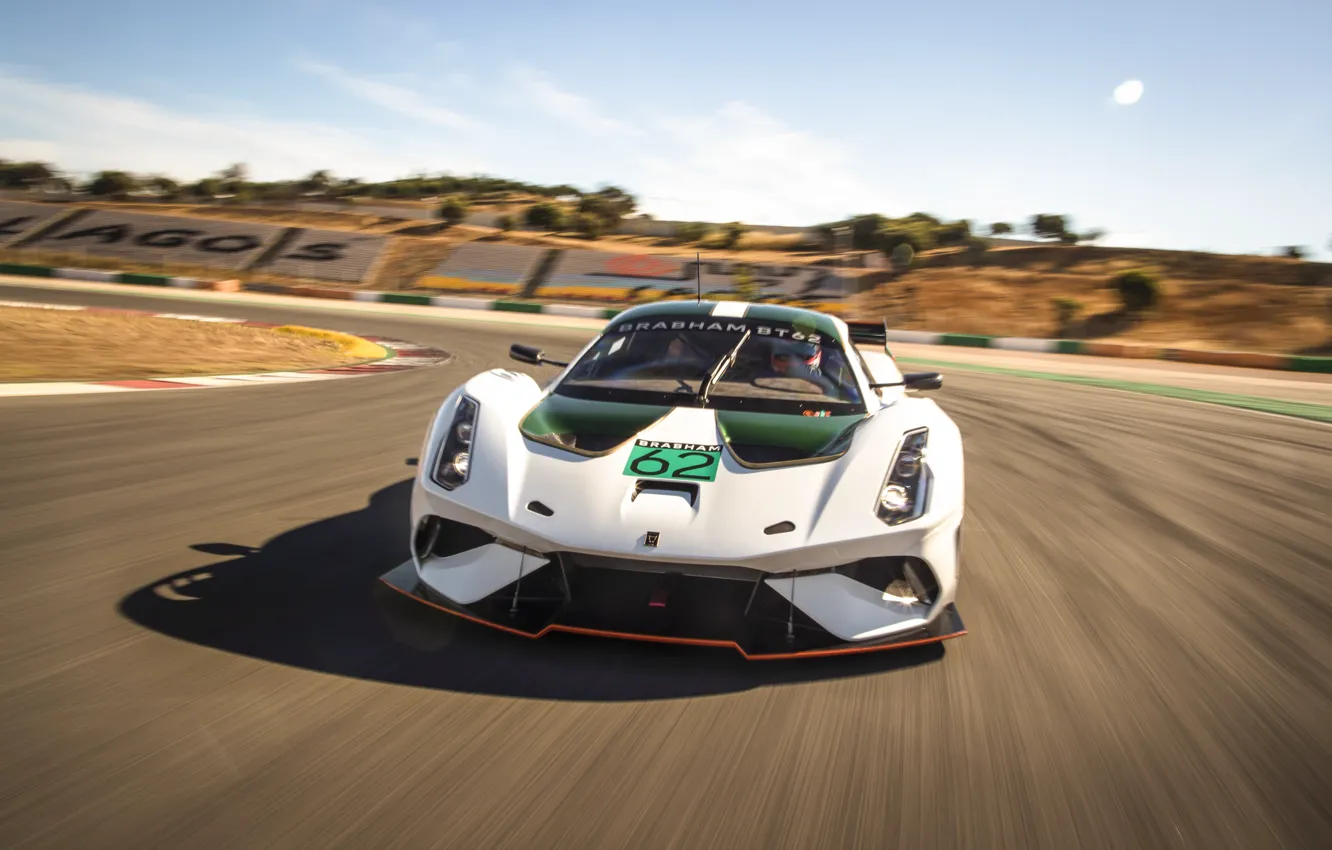 Wallpaper car, Brabham, BT62, racing track, Brabham BT62 for mobile and ...