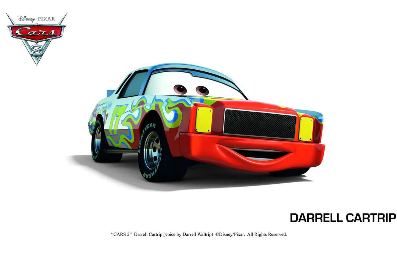 Wallpaper pixar, cars, cars 2, cars 2, darrell cartrip for mobile and ...