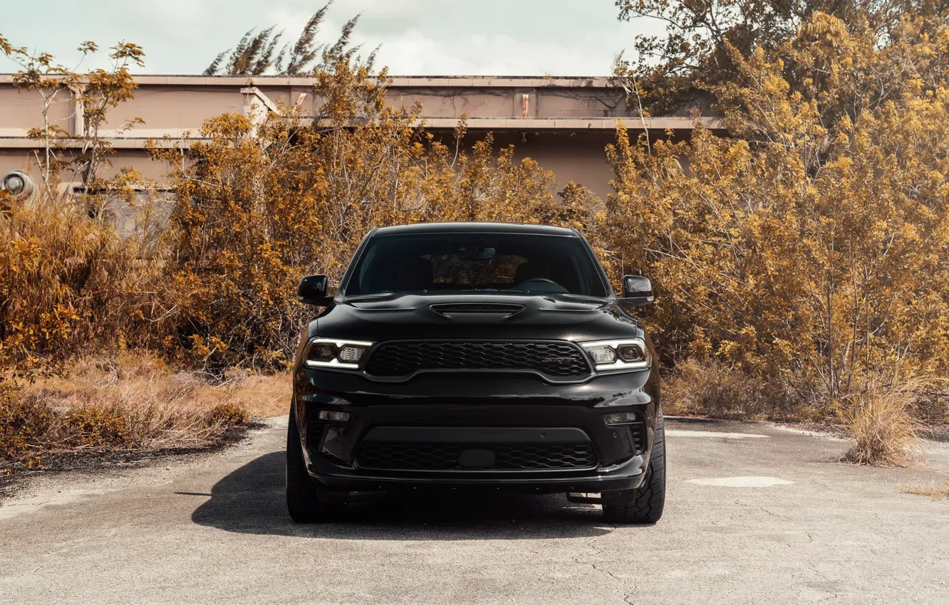 Wallpaper Dodge, SRT, Durango, Front view for mobile and desktop ...