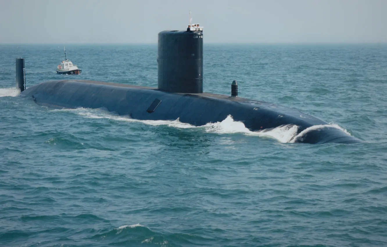 Wallpaper Nuclear submarine, The Royal Navy of Great Britain, HMS ...