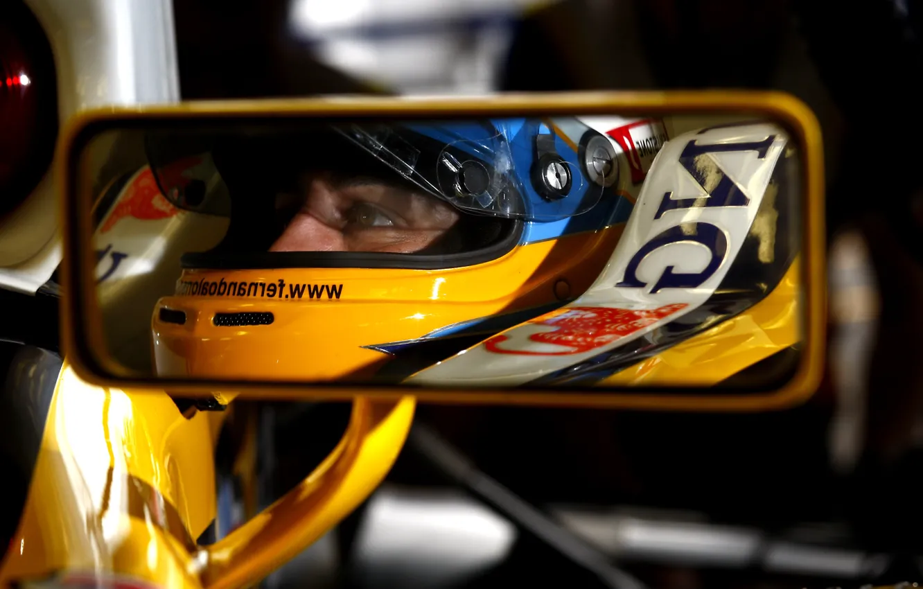 Wallpaper reflection, Mirror, Formula 1, alonso images for desktop ...