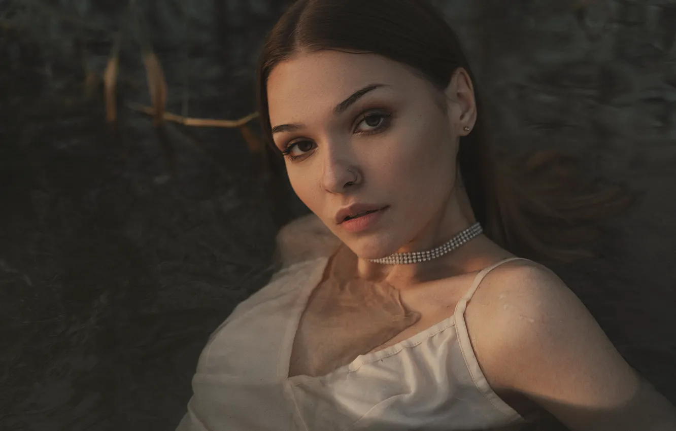 Wallpaper look, water, girl, face, Vlad Popov, Ekaterina Chebunina for ...