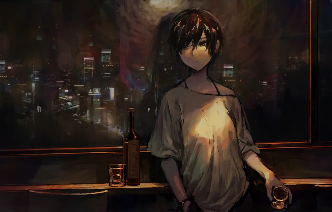 Wallpaper abandoned, loneliness, hopelessness, boredom, booze, alcohol ...