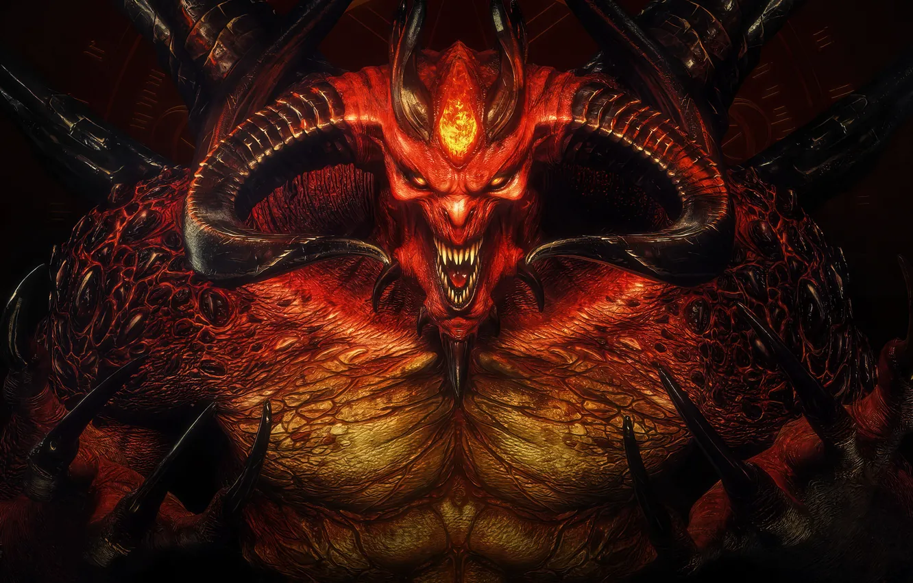 Wallpaper hate, demon, red, game, Bad, monster, devil, diablo for ...