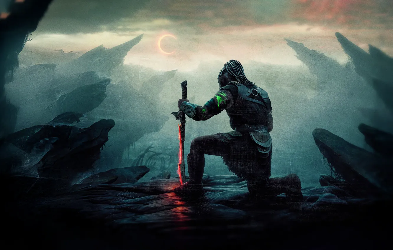 Wallpaper light, battlefield, sword, Action, aliens, fighter, Predator ...