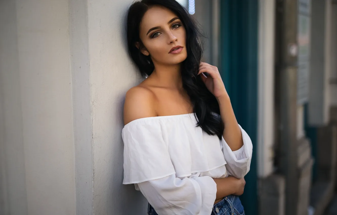 Wallpaper Look Girl Brunette For Mobile And Desktop Section девушки Resolution 1920x1281 