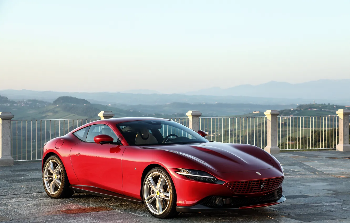 Wallpaper coupe, Ferrari, Roma, 2020, two-door, RWD, F169 for mobile ...