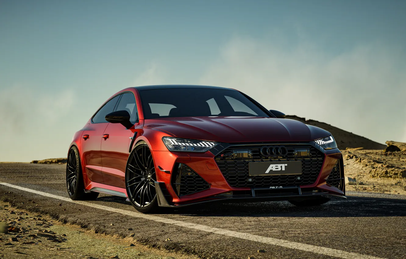 Wallpaper cars, asphalt, outdoor, Audi RS 7, ABT RS7-R for mobile and ...